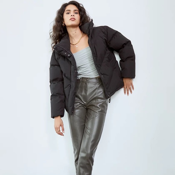 Aritzia | Jackets & Coats | Aritzia Cloud Puff In Black Cotton | Poshmark